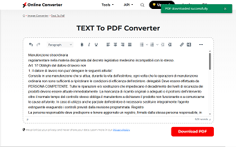 TEXT to PDF Converter - Save Txt Files as PDF Online